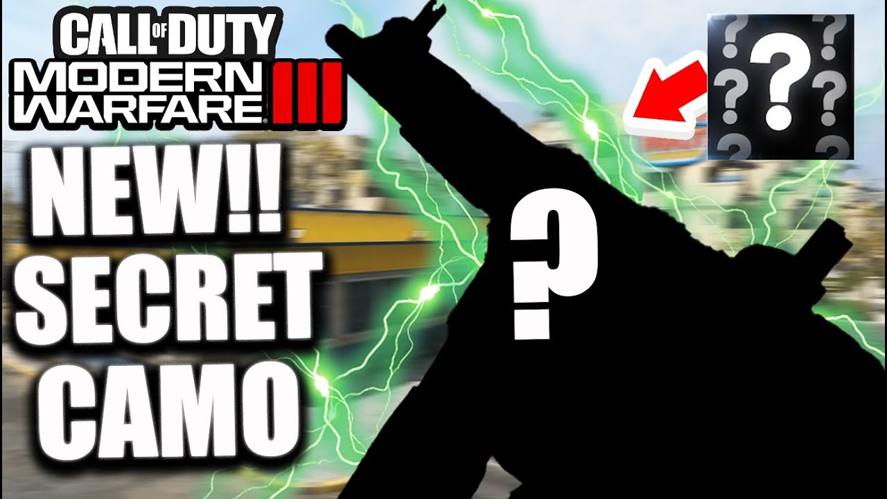 UNLOCKING NEW SECRET CAMO IN WARZONE... Animated! - YouTube