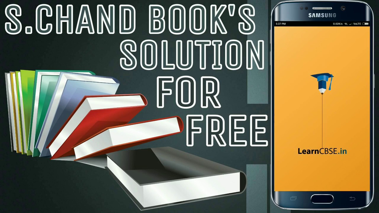 GET S.CHAND BOOK'S SOLUTIONS FOR FREE IN ANDROID/IOS | - YouTube
