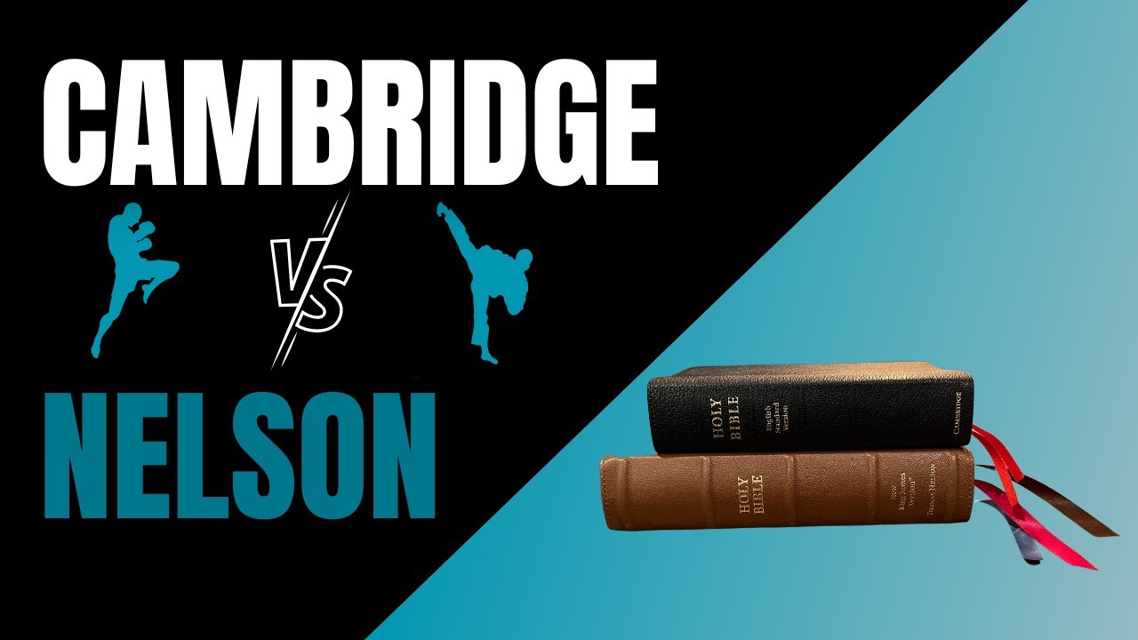 Bible Comparison (ESV Clarion & NKJV Nelson Single Column Ref) - YouTube