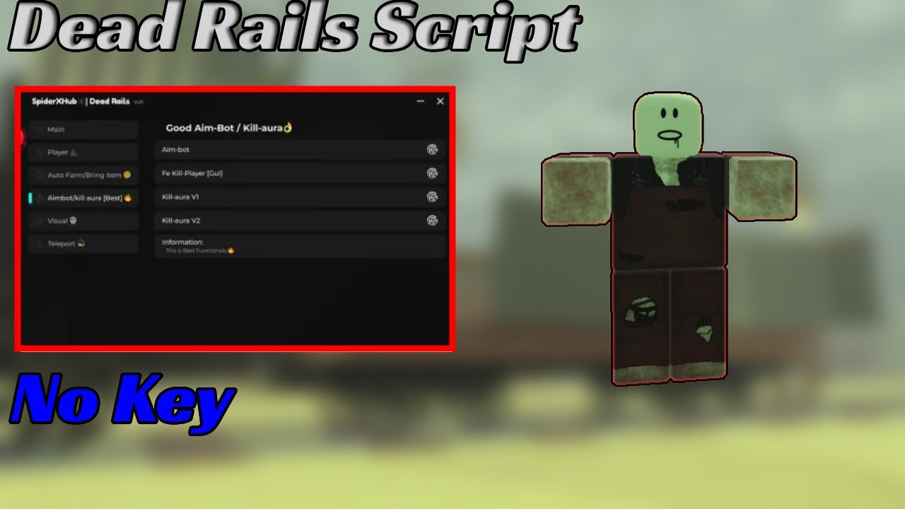 💀 INSANE Dead Rails Script Hack! | Aimbot, ESP, Auto Steal, Godmode ...