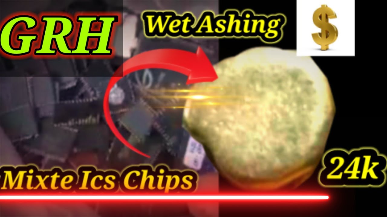 Gold recovery form ICS chips using wet chimical/ recycle gold from ...