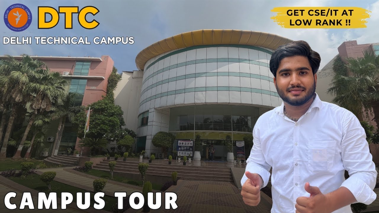 Delhi Technical Campus (DTC) Vlog 2025 | Hostel, Placements, Campus ...