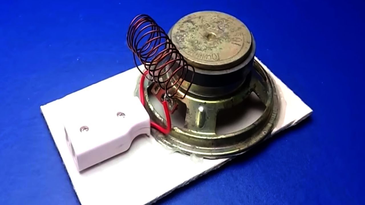 New Technology Free Energy Generator By Speaker Magnet 100% - YouTube