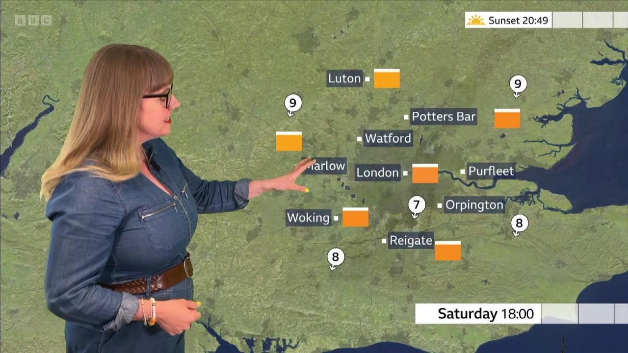 Kate Kinsella - BBC London Weather 16May2025 - YouTube