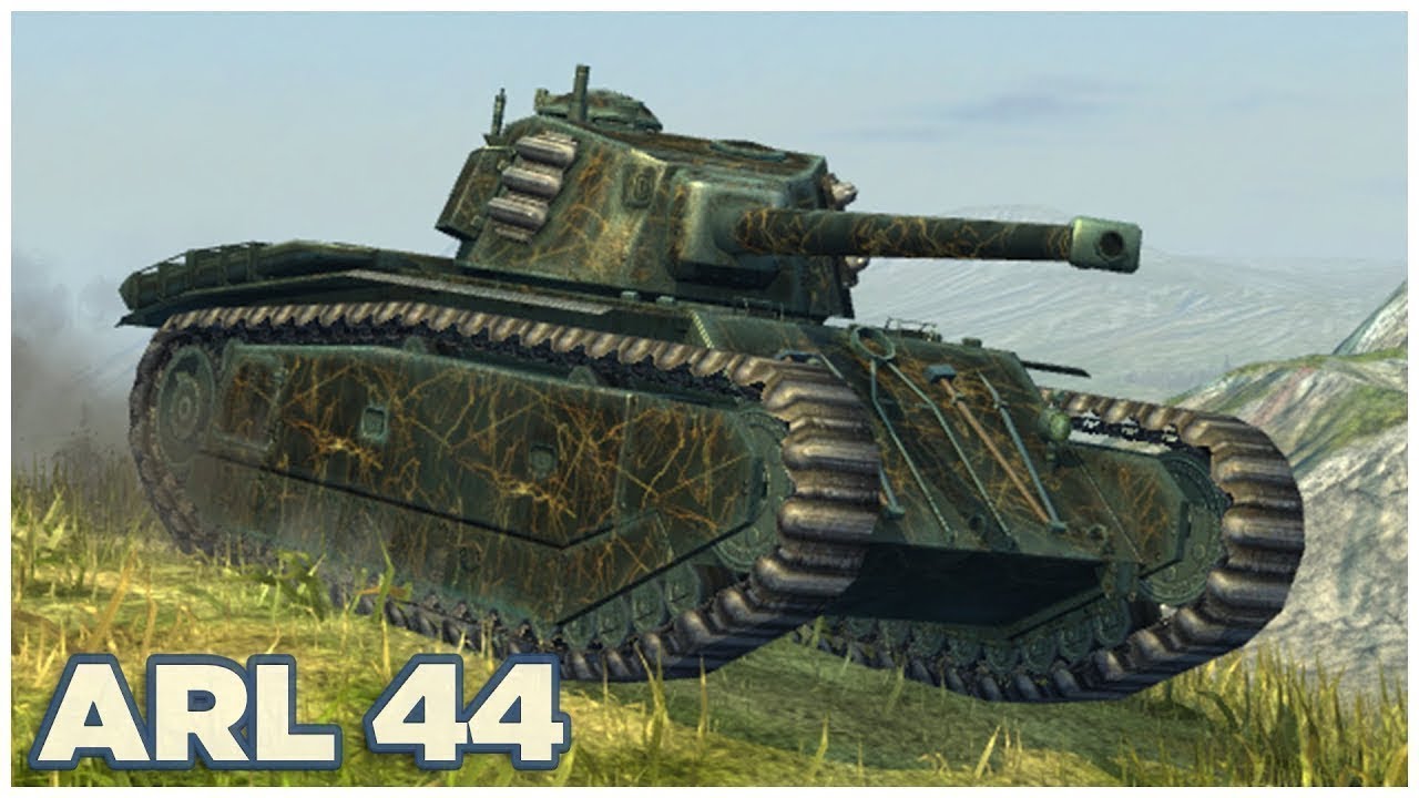 1 мастер на ARL 44 в World of Tanks Blitz - YouTube