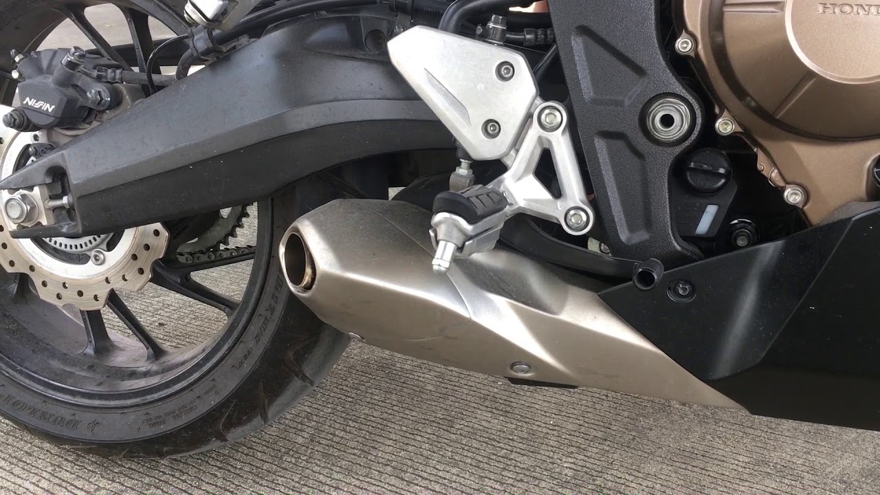 CBR650F 2018 ท่อผ่า Fixs Performance - YouTube