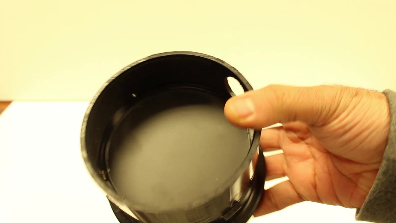 CLEAPSS Simple cloud chamber - YouTube