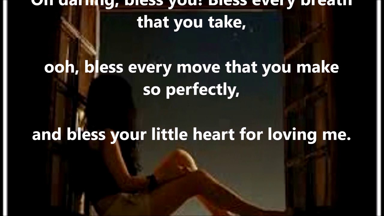 Bless You TONY ORLANDO (with lyrics) - YouTube