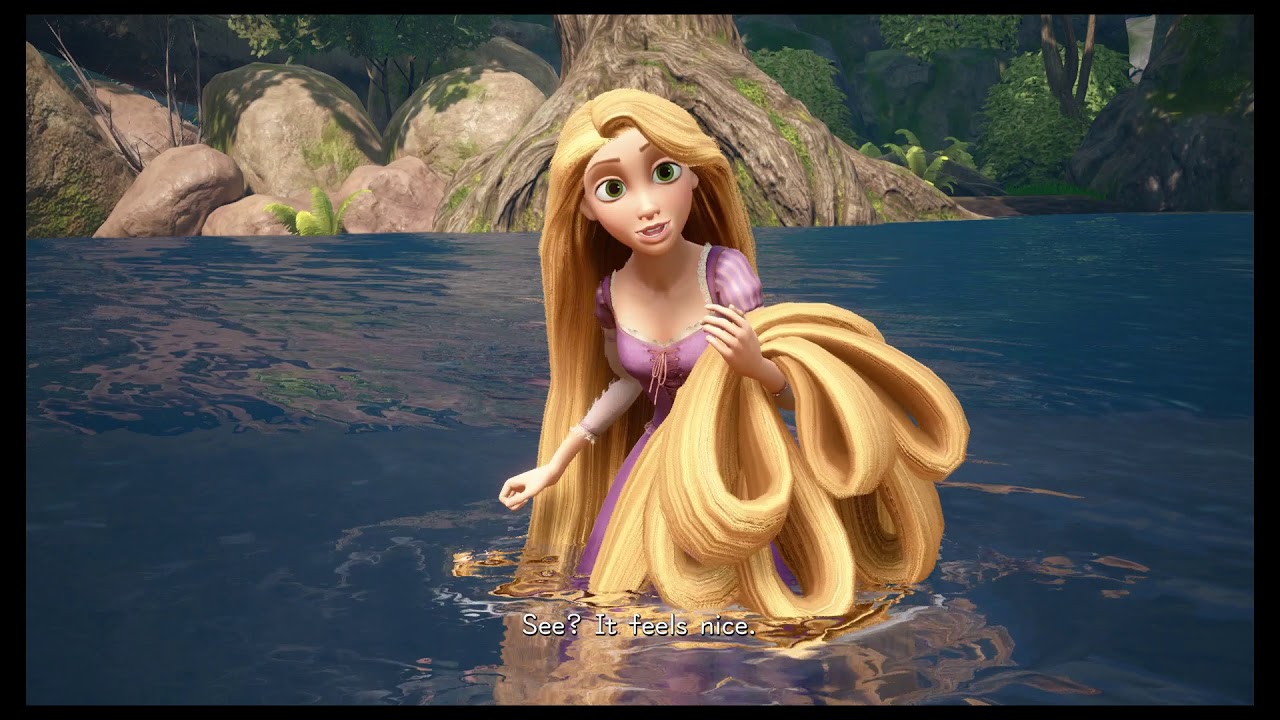 Kingdom Hearts 3 - The Forest / Hills: Dandelions & Play In Water With ...
