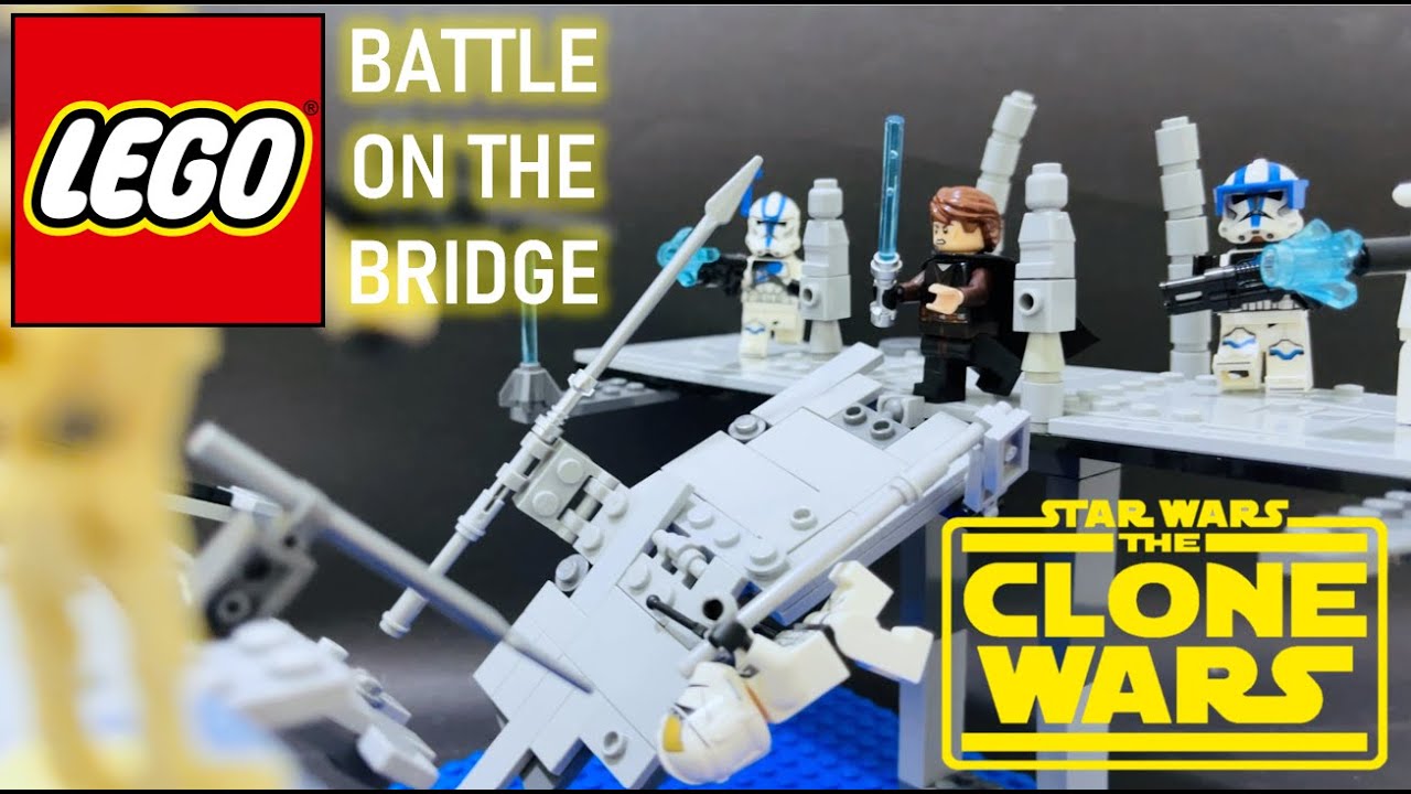 Star Wars : Clone Wars l LEGO Battle On the Bridge - Themed MOC ...