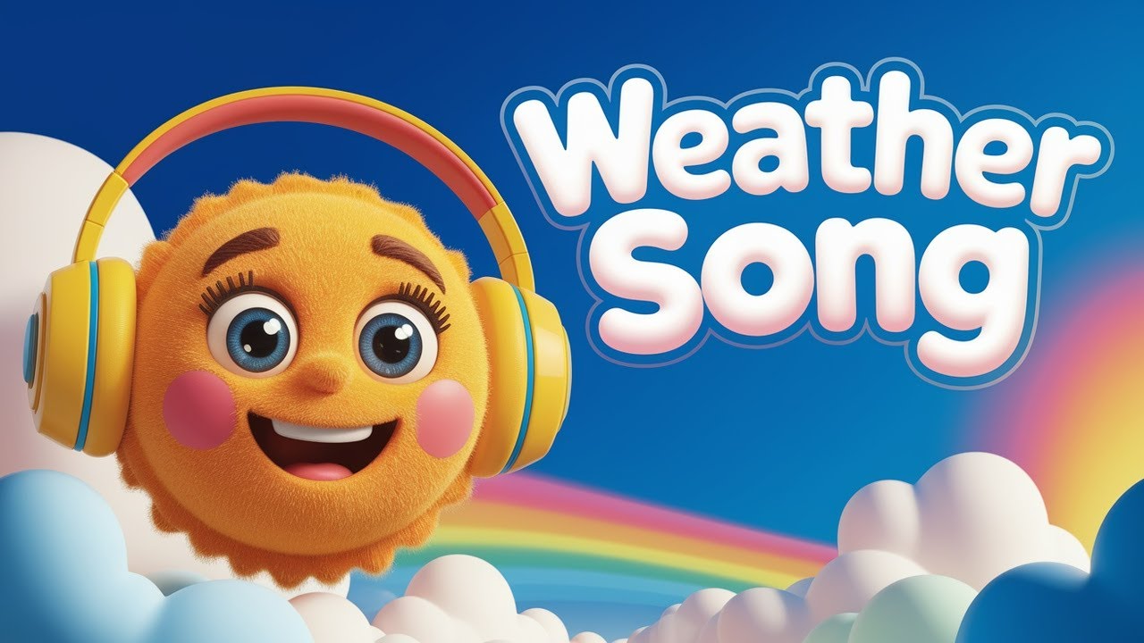 Weather Song for Kids | Sunny, Rainy, Cloudy & More | Fun Learning Song ...