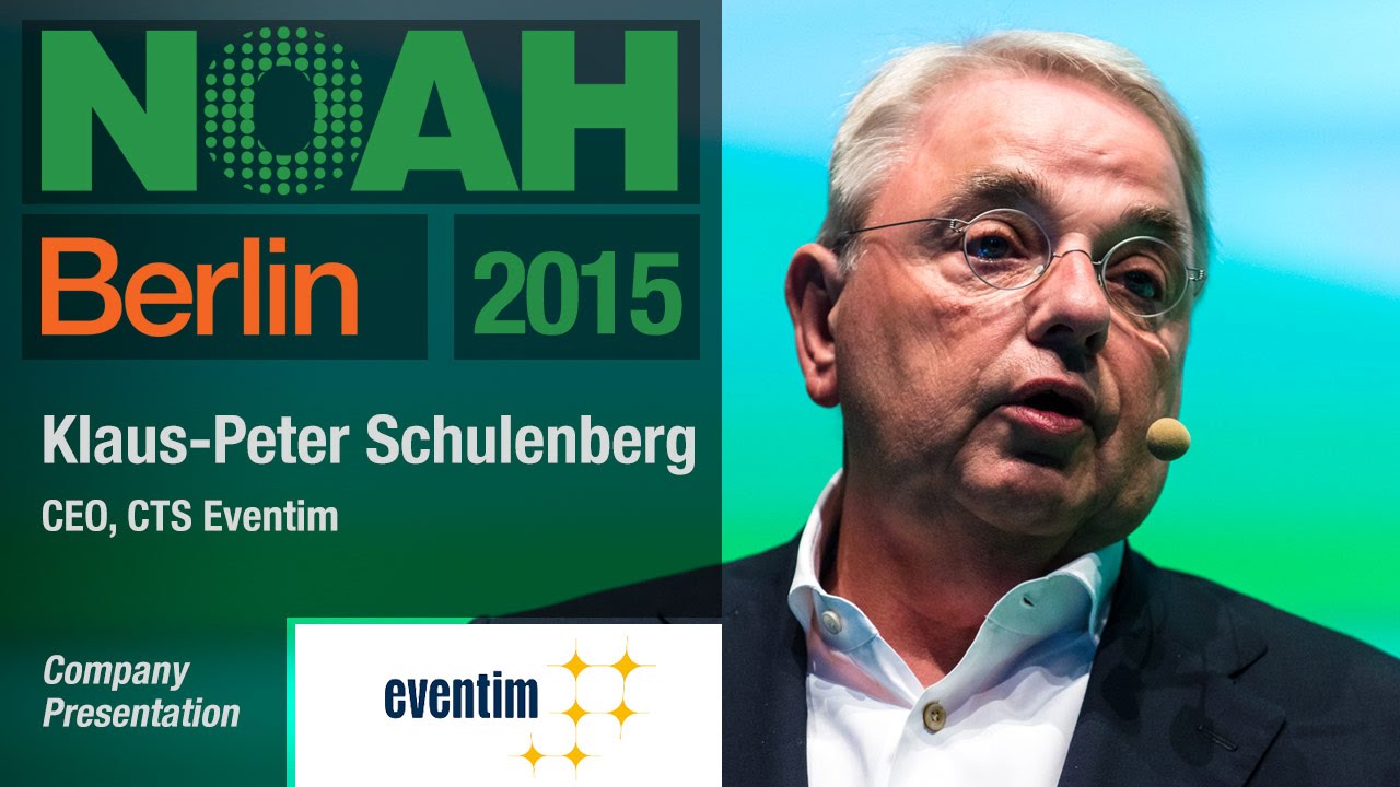 Klaus-Peter Schulenberg, CTS EVENTIM - NOAH15 Berlin - YouTube