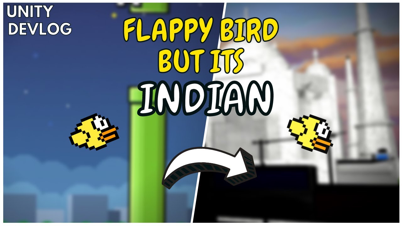 I Made Indian Flappy Bird in 1 Day - Crappy Bird - YouTube