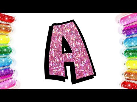 ABC Alfabe SİMLİ Boyama Renkleri Öğreniyorum