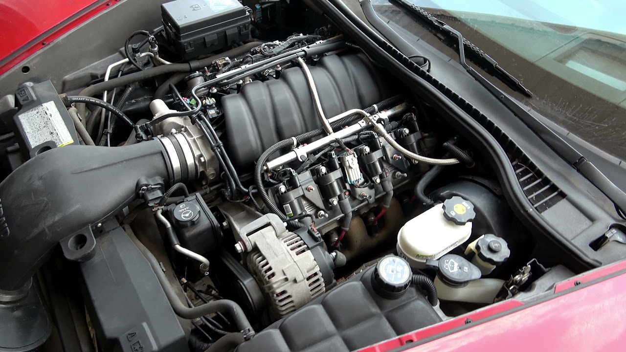 2006 Corvette Z06 427ci LS7 ENGINE ONLY 29K MILES - YouTube