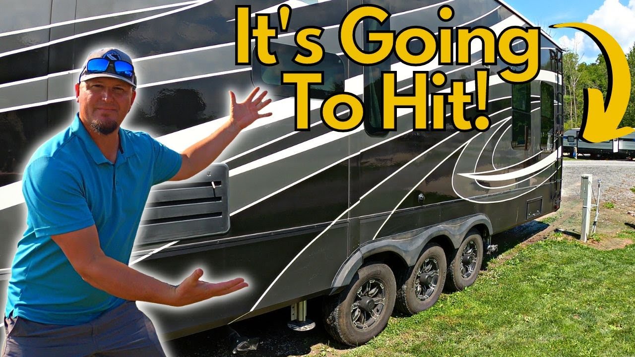 Big Rig Problems Trying To Leave! How Will We Get Out! Fulltime RV ...