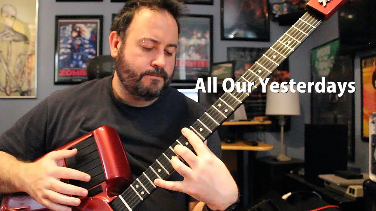 Allan Holdsworth - All Our Yesterdays Lesson & Tutorial - YouTube