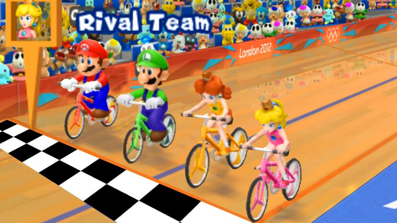 Mario & Sonic at the London 2012 Olympic Games Cycling (All Characters ...