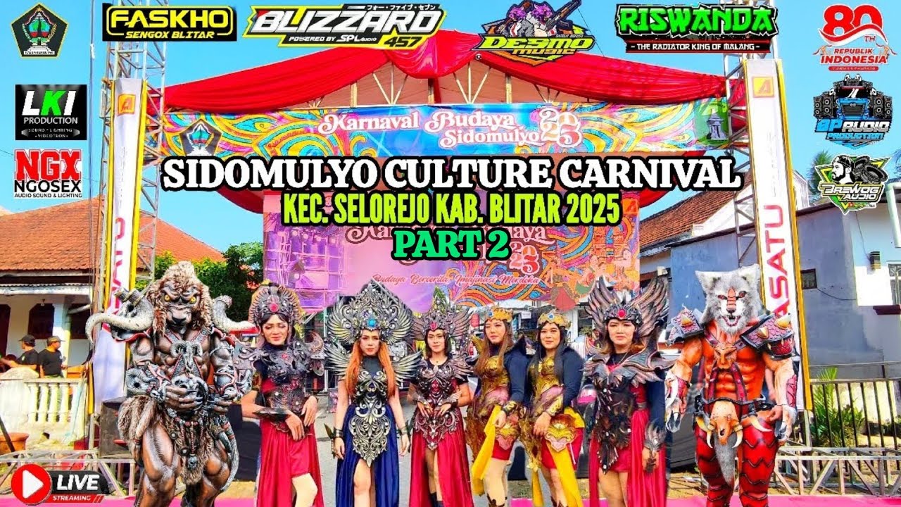 🔴 LIVE FINISH KARNAVAL SIDOMULYO SELOREJO BLITAR 2025 - YouTube