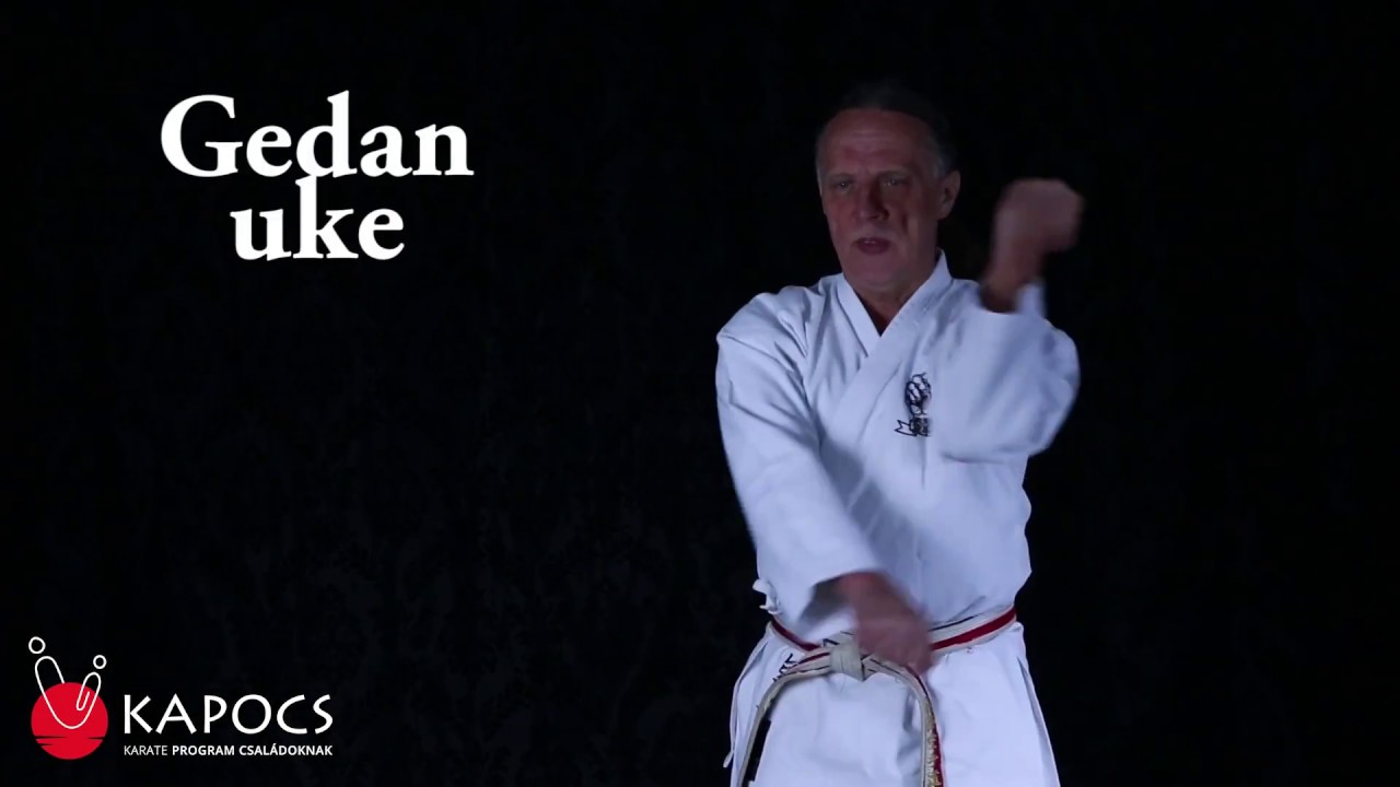 Karate Goju-ryu - Gedan uke - Kapocs Sportprogram - YouTube