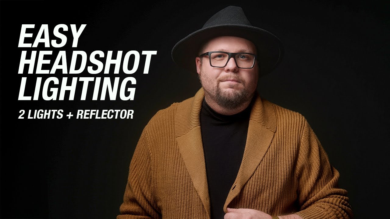 Easy HEADSHOT Secrets to Lighting Like a Pro! - YouTube