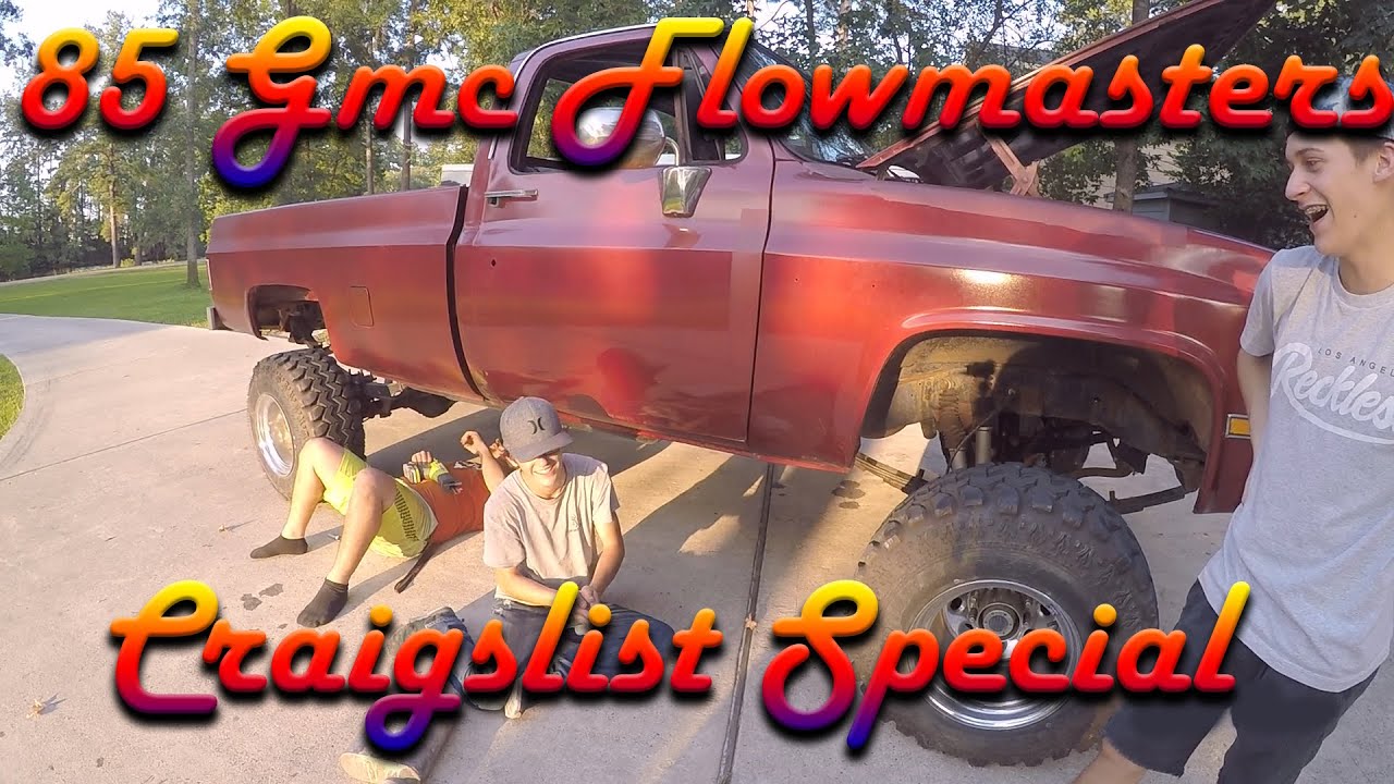 Hack 85 GMC Flowmaster Install - YouTube