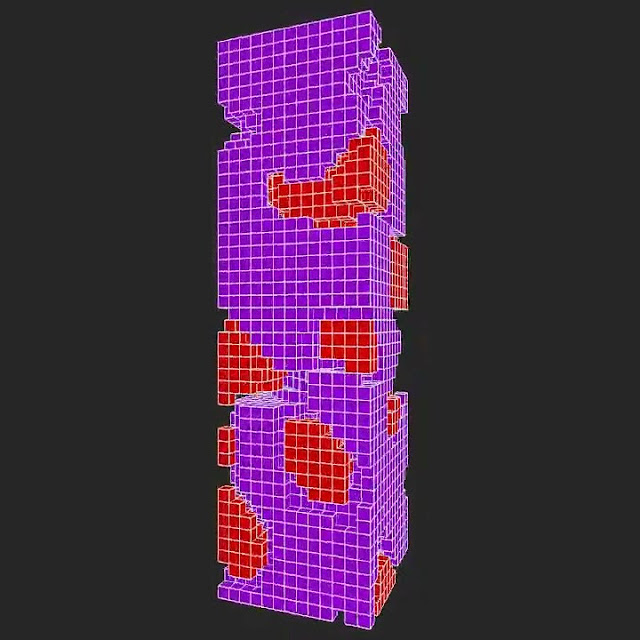 Twin block tower. #openframeworks #art #programming #creativecoding - YouTube