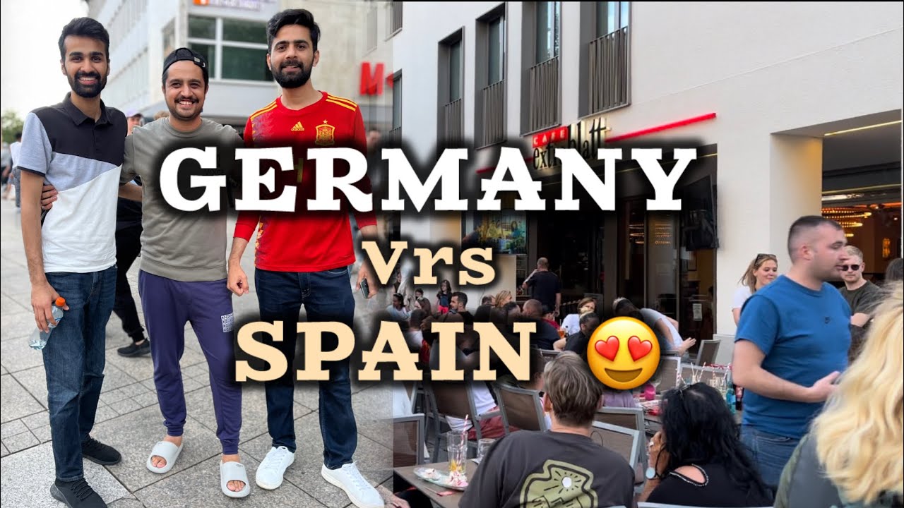 Babar nay Germany mein “ Spain kou support krdia 😂| Germany fans ka ...
