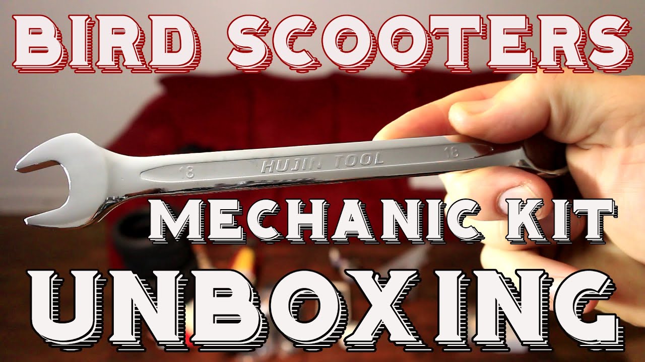 Unboxing the Bird Scooter Mechanics kit. (Free stuff!!) - YouTube