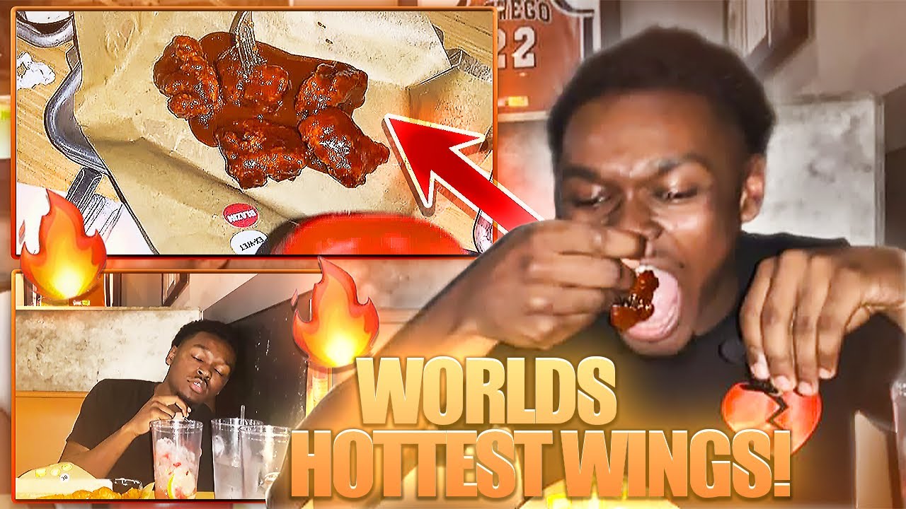 Worlds HOTTEST WING CHALLENGE #challenge #challenges - YouTube