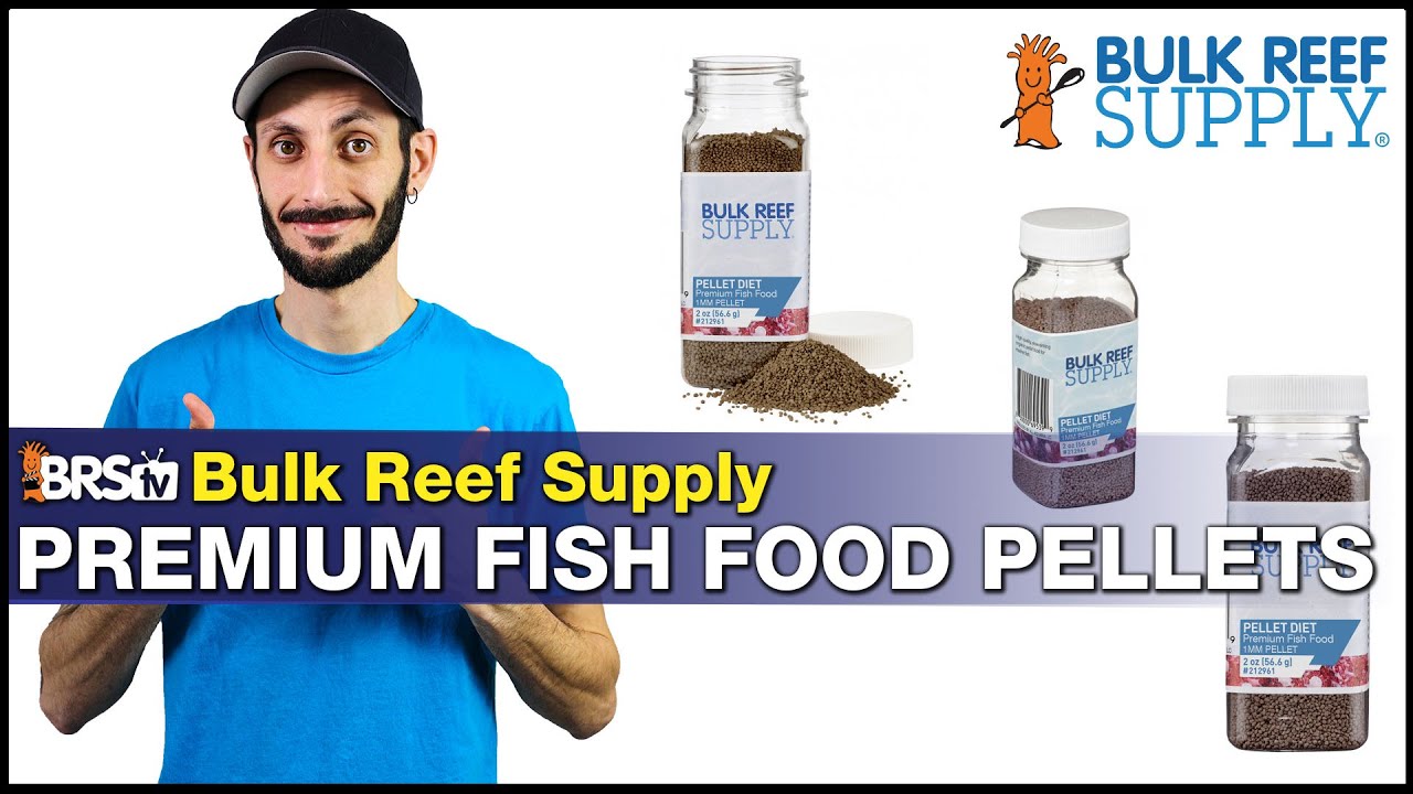 We have our own BRS saltwater fish food pellets! High protein & fat for ...