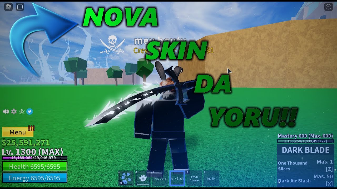 A NOVA SKIN DA YORU!!! YORU BRANCA!! (SHOWCASE) - YouTube