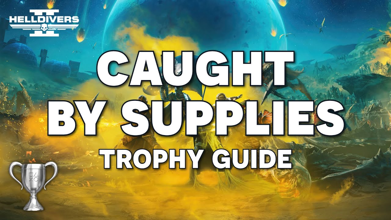 Helldivers 2 - Kill A Charger With Resupply Pod - Caught Them By Supplies Trophy Guide (PS5 ...