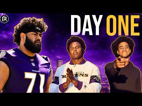 Ravens Rookie Minicamp Day 1 Highlights 😈