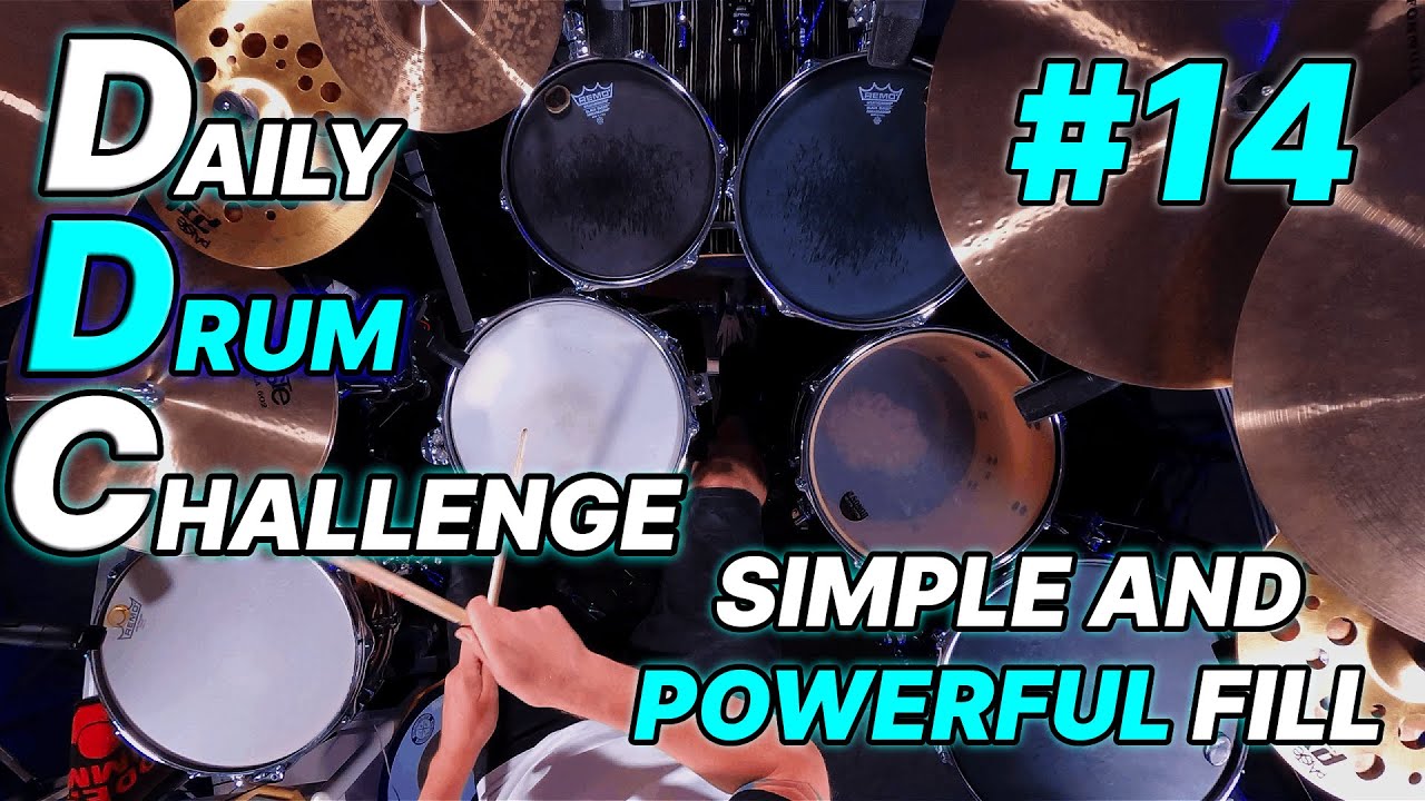 Daily Drum Challenge no.14 - Simple But POWERFUL Drum Fill | That ...