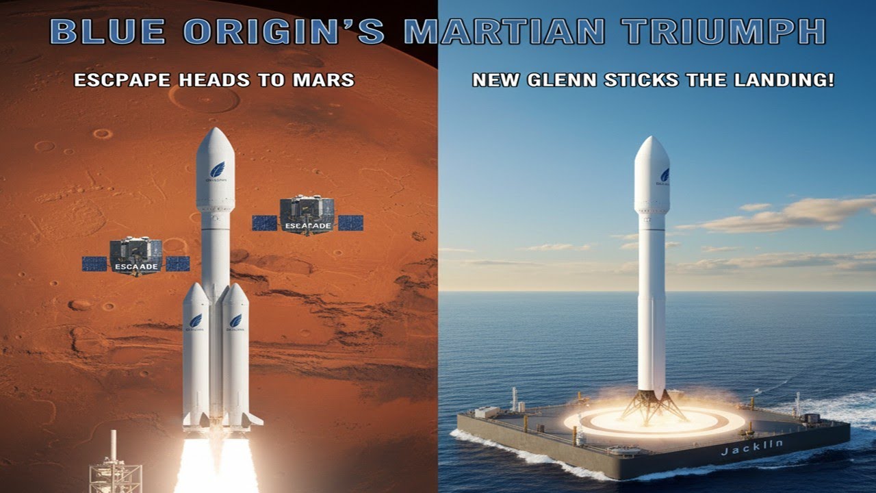 Blue Origin's Martian Triumph: ESCAPADE Heads to Mars, New Glenn Sticks ...
