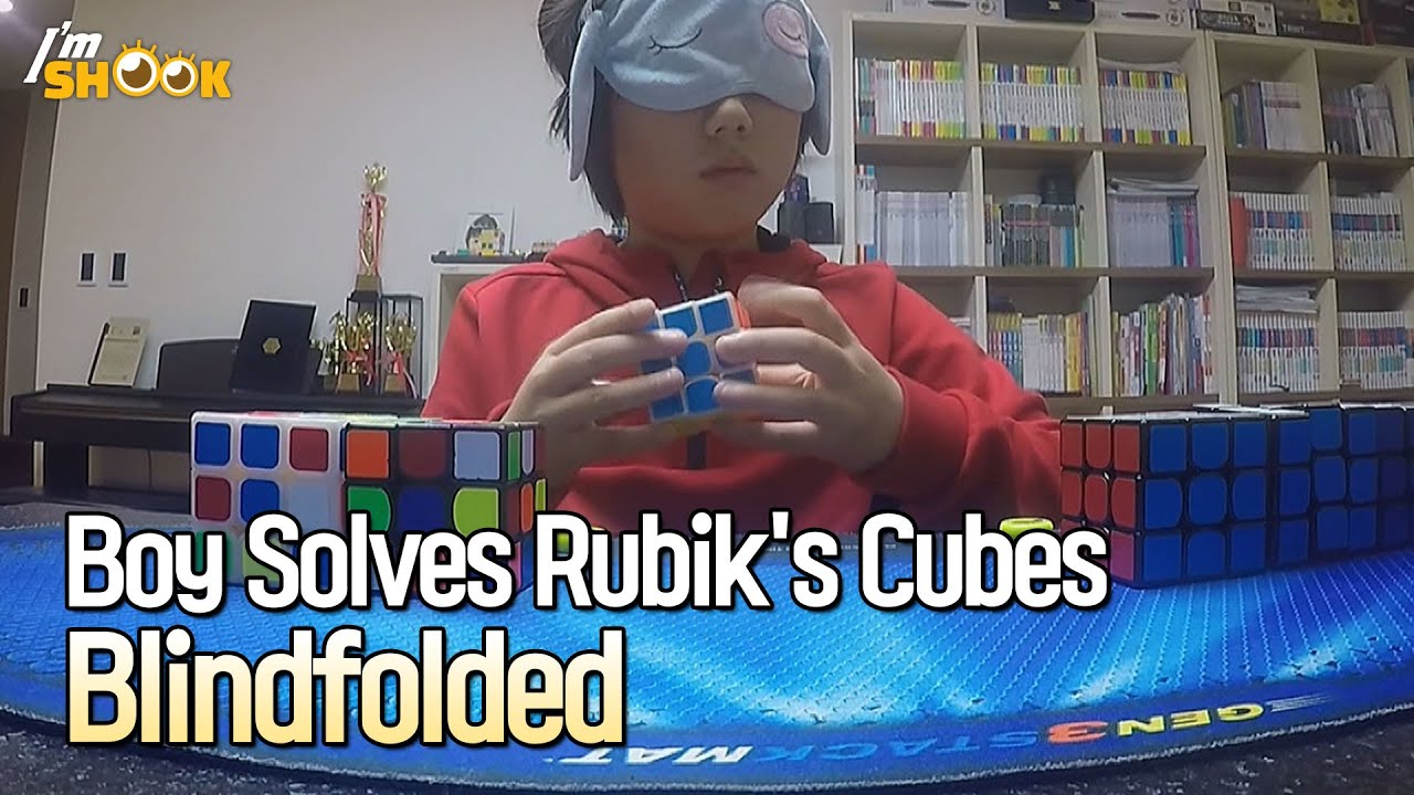Young Kid Can Solve the Rubik’s Cube with Blindfolds On (Multi-Blind ...