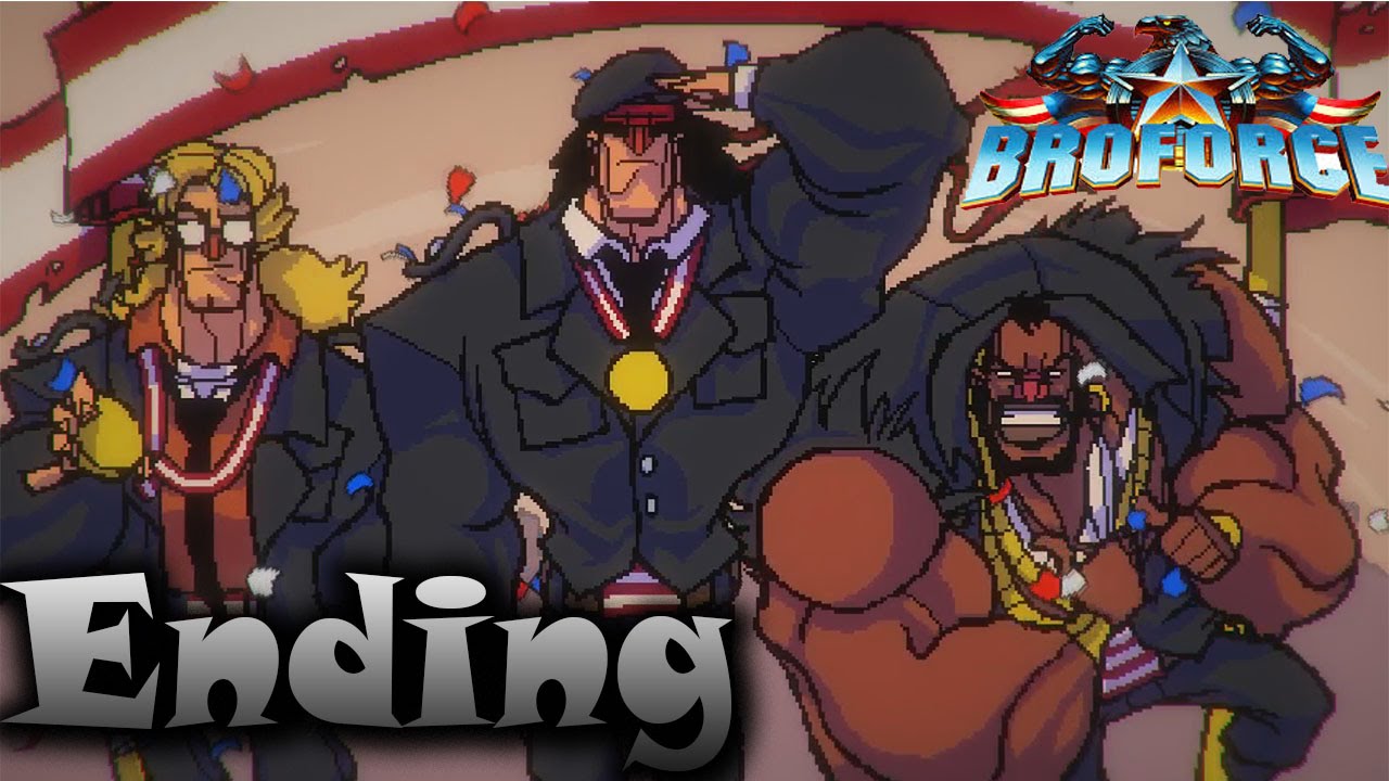 Broforce || Ending Cut Scenes - YouTube