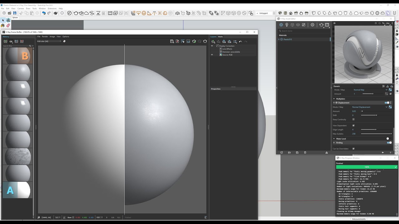Plastic Material in V-Ray 5 for SketchUp - YouTube