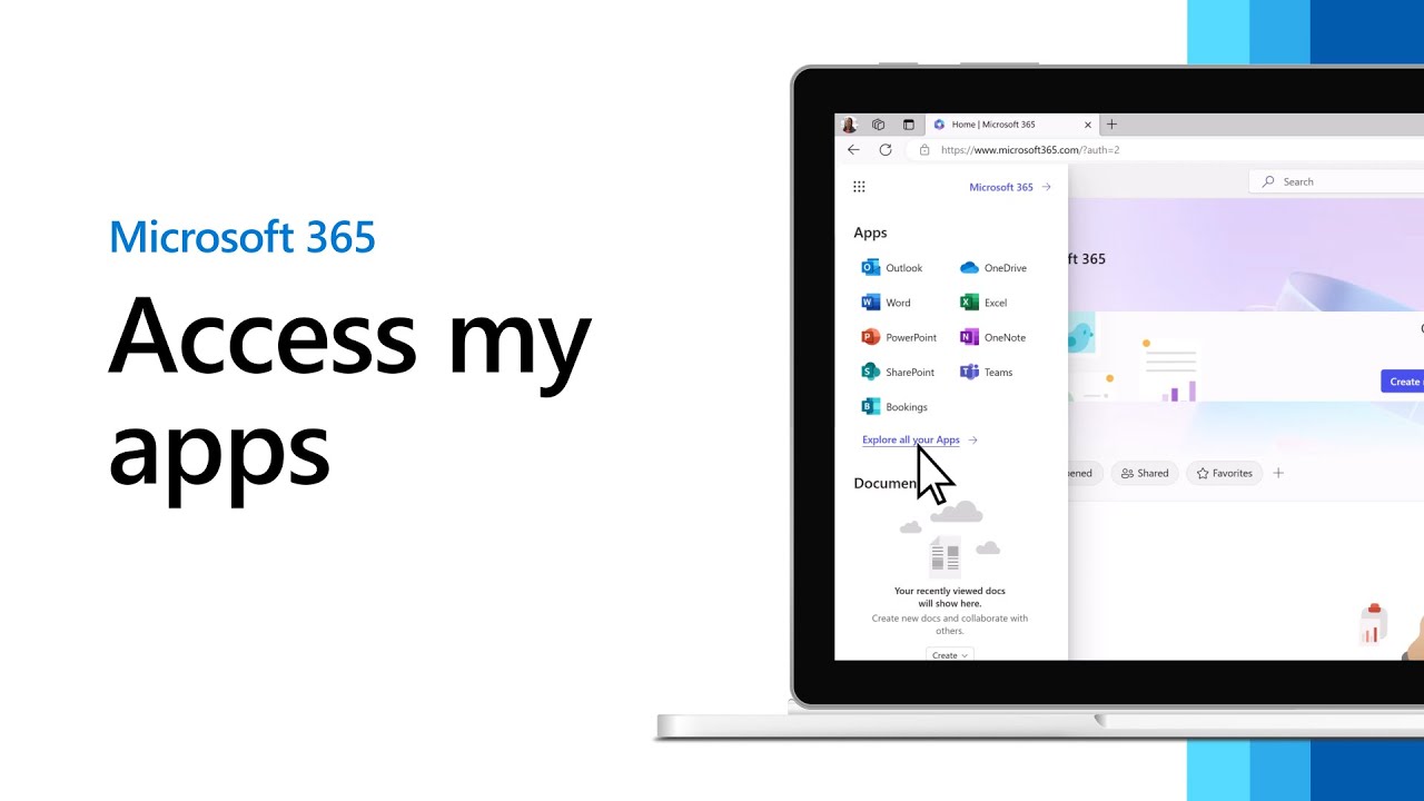 Access my Microsoft 365 apps - YouTube