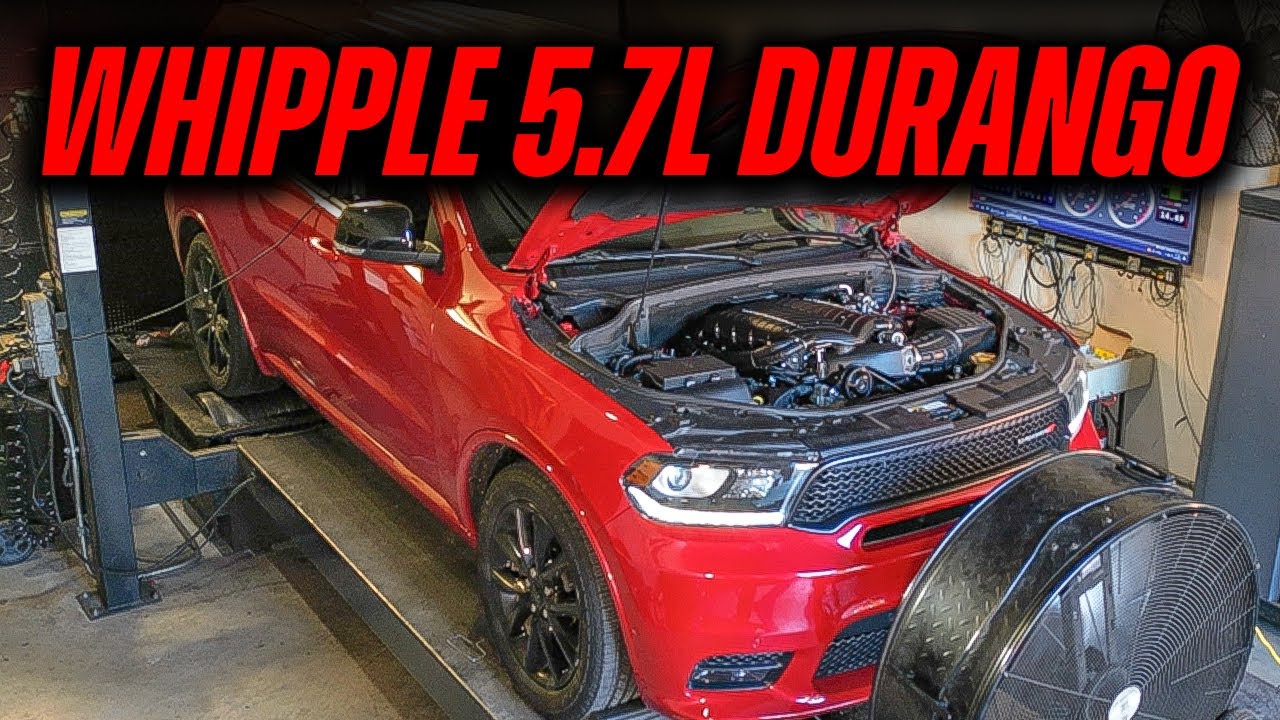 5.7L Whipple Supercharged Dodge Durango on Dyno - YouTube