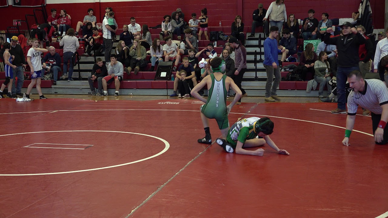 106lbs Jorgie DeJesus Taconic vs Anthony Rachele Minnechaug 12 8 18 ...