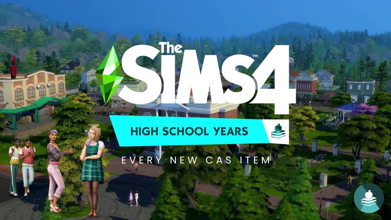 The Sims 4: High School Years | EVERY NEW CAS ITEM!!📚🎓 - YouTube