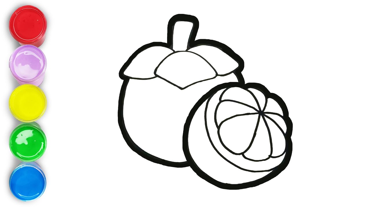 Drawing Fun with Mangosteen: A Step-by-Step Tutorial for Kids - YouTube