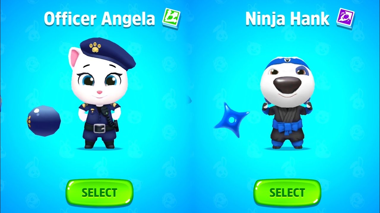 Talking Tom Splash Force - Officer Angela vs Ninja Hank Unlocked - New ...
