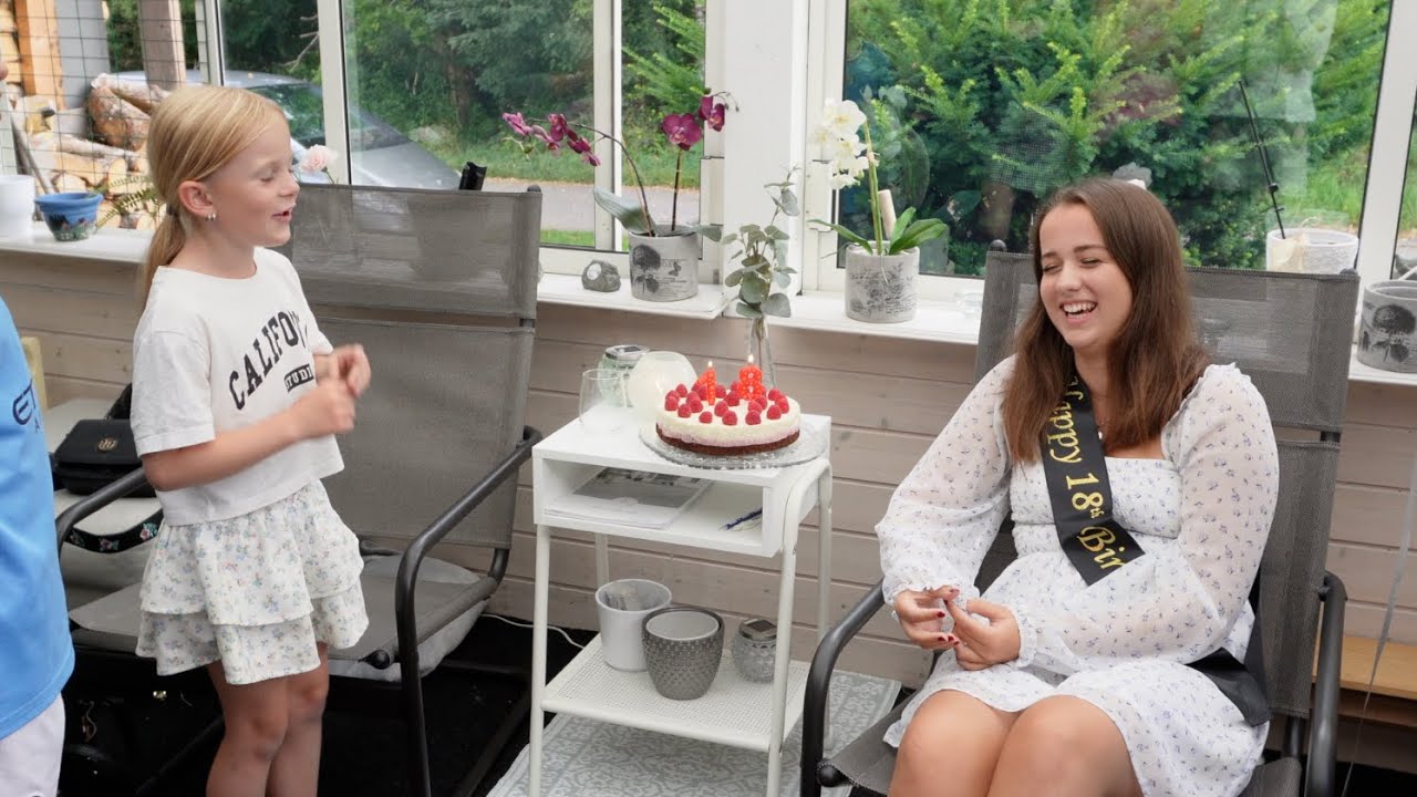 Hailey gör naglar & Tindra fyller 18 år 😳 - vlogg - YouTube