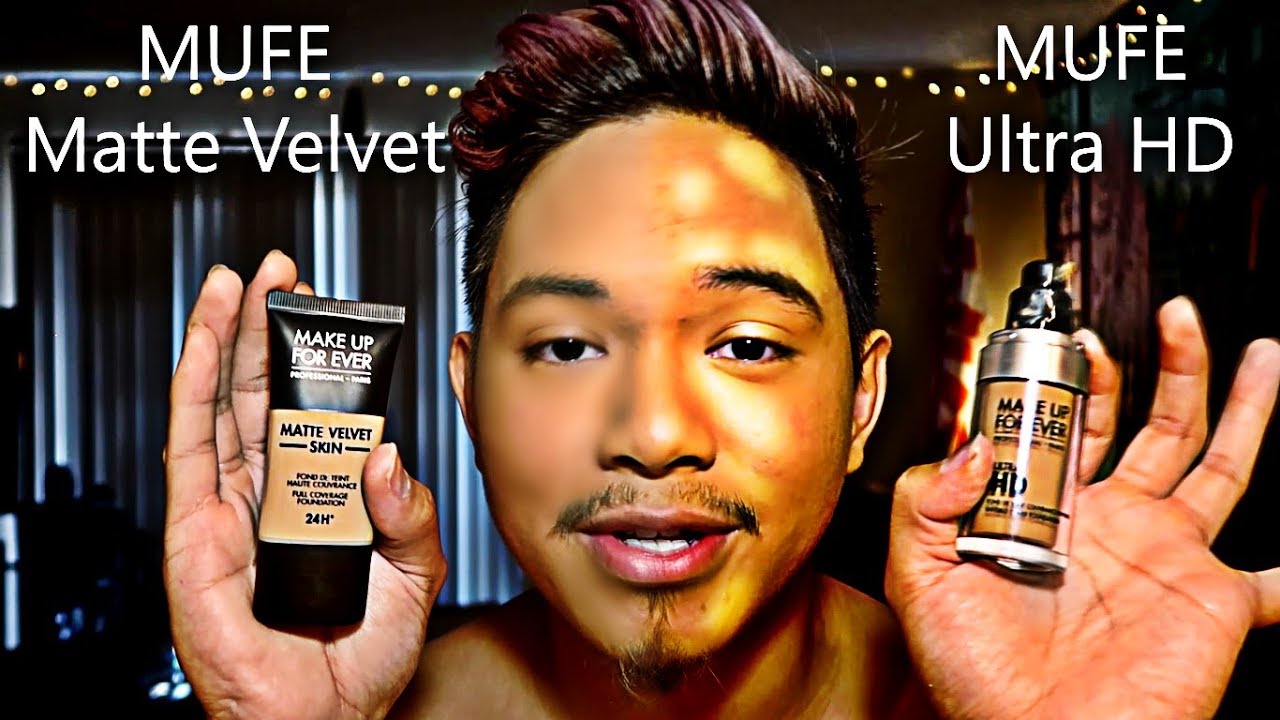 MUFE Matte Velvet vs. MUFE Ultra HD Foundations! (COMPARISON/REVIEW ...