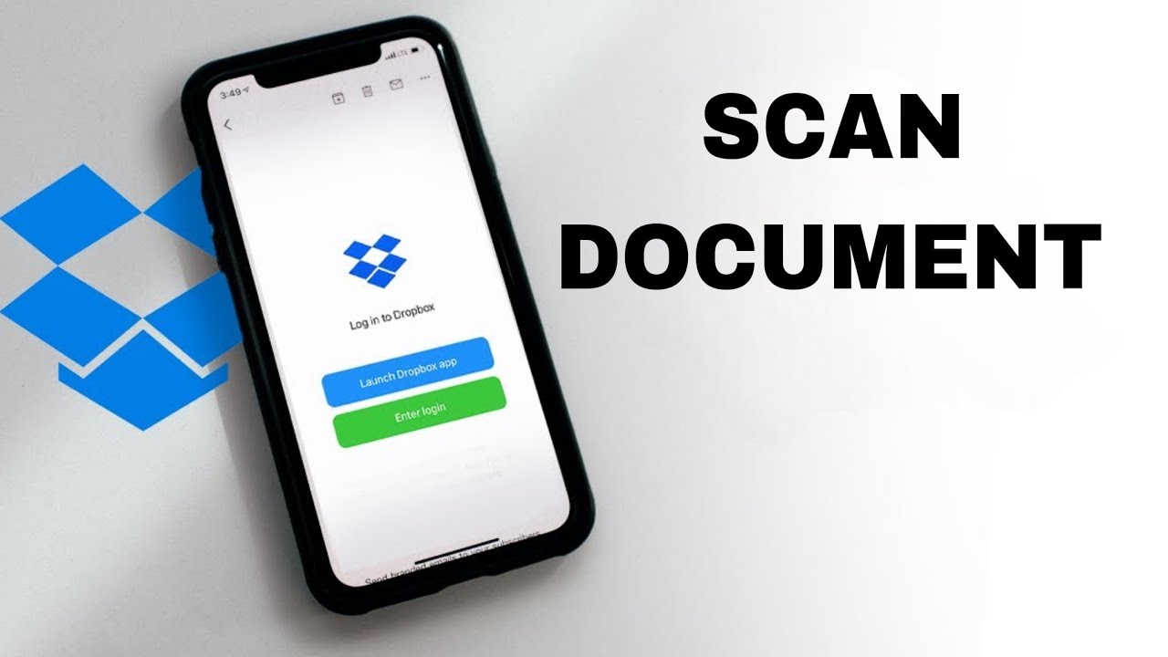 How To Scan Document On Dropbox App - YouTube