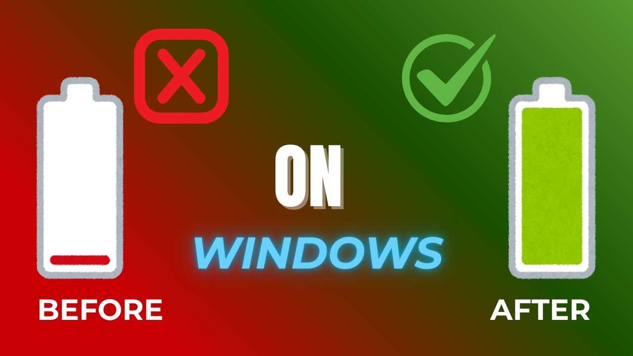 How to optimize Windows Battery? - YouTube