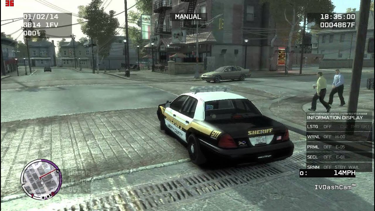 LCPD:FR LCSO CVPI Code 3 MX7000 Lightbar Changes, RPG Crash EFLC - YouTube